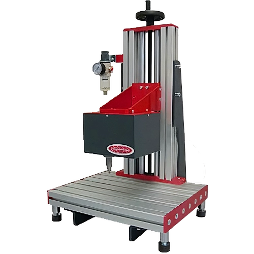 Machine de marquage par micropercussion d'établie